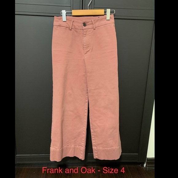 Frank & Oak | Pants & Jumpsuits | Josephine Frank And Oak Pastel Pink ...